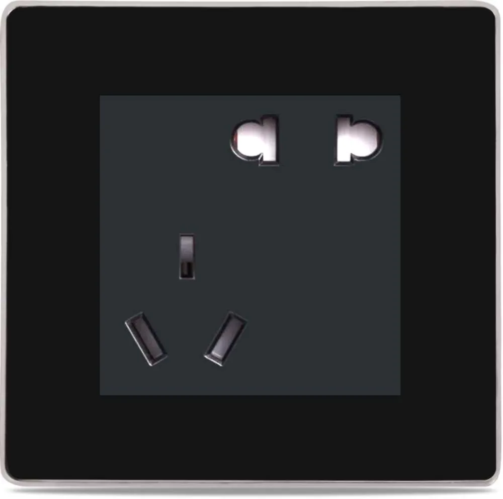 Wall Touch Screen Switch And Switched Electric Socket - Buy Socket ...