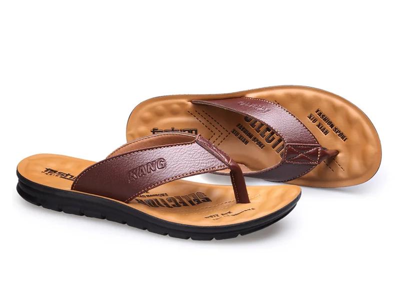 Summer Beach Men Slippers,Fashion Men Flip Flops Slipper,Beach Slippers ...