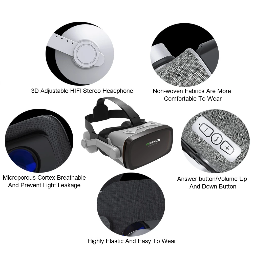 New Design 4k Ar Glasses Virtual Reality Goggle Hd Vr Headset 3d Vr ...