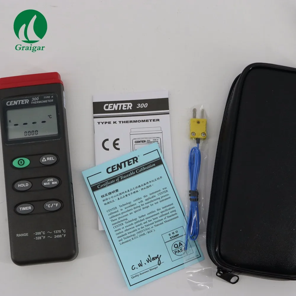 Center300 Digital Thermometer K Type Thermometer With Pc Interface ...