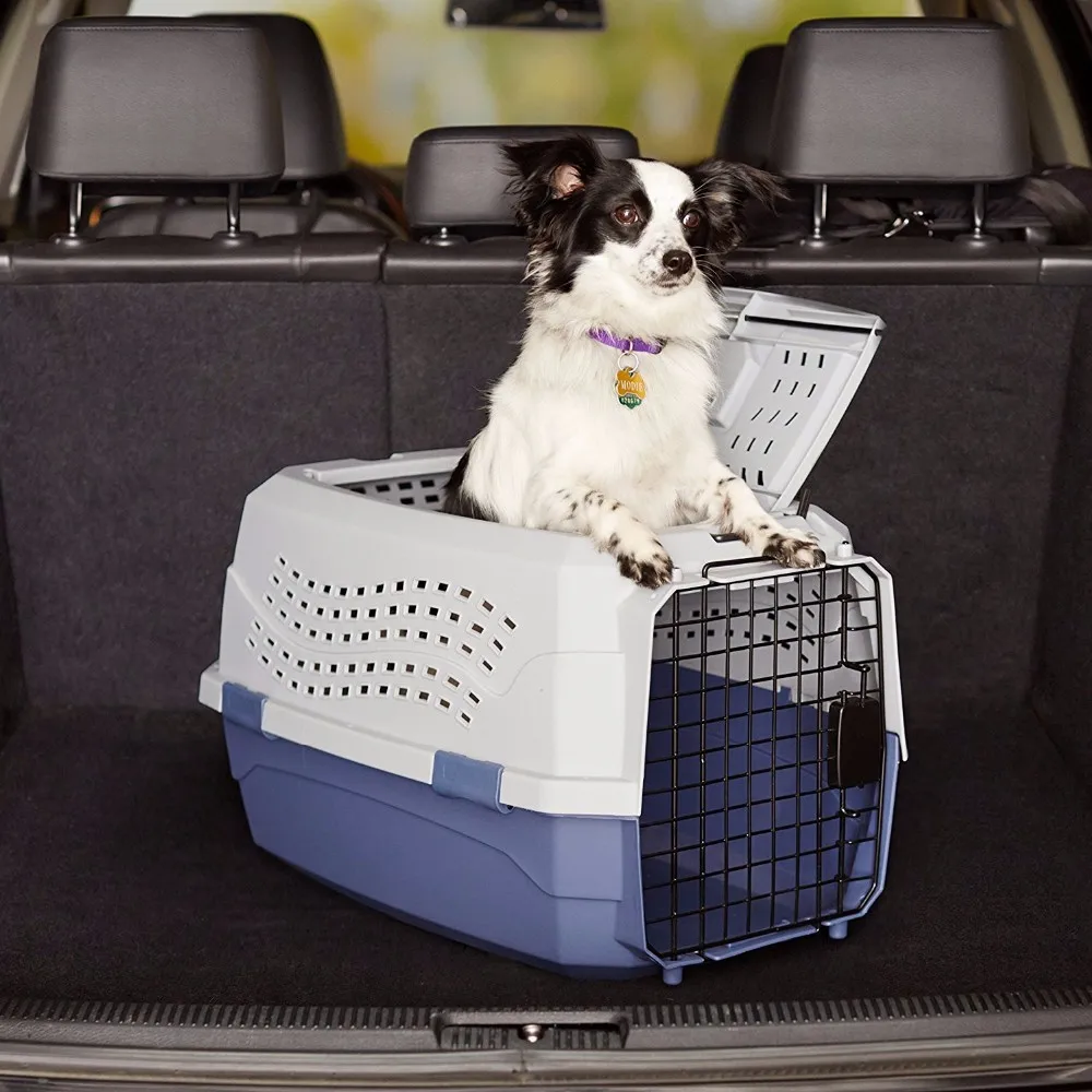 Pet Car Accesory Safty Carrier Two Door Dog Car Seat Plastic Carry Bag ...