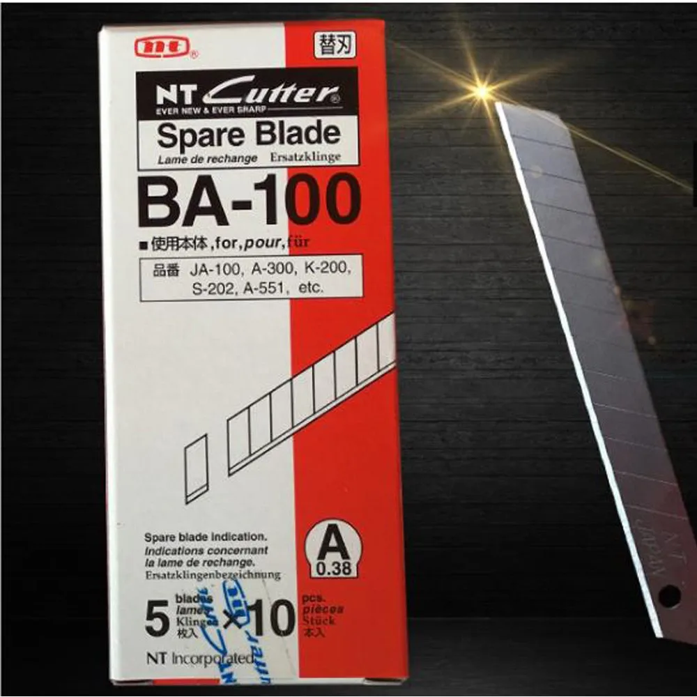 Japan Nt Cutter Spare Replacement Blade Bd-100 Small Art Blade 9mm 30 Degrees - Buy Japan Nt ...