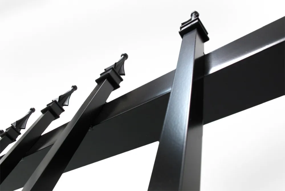 Automatic Single Leaf Galvanized Steel Pipe Swing Gate With Openers ...