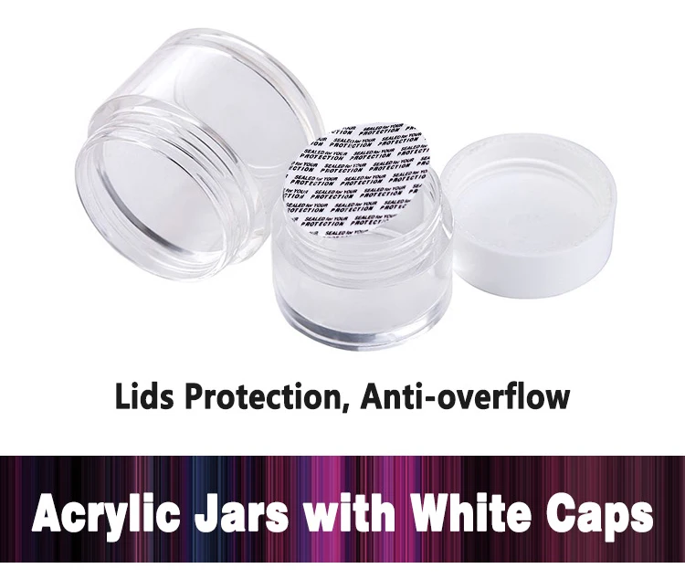Custom 1oz Dip Powder Container - Acrylic Jar with Cap