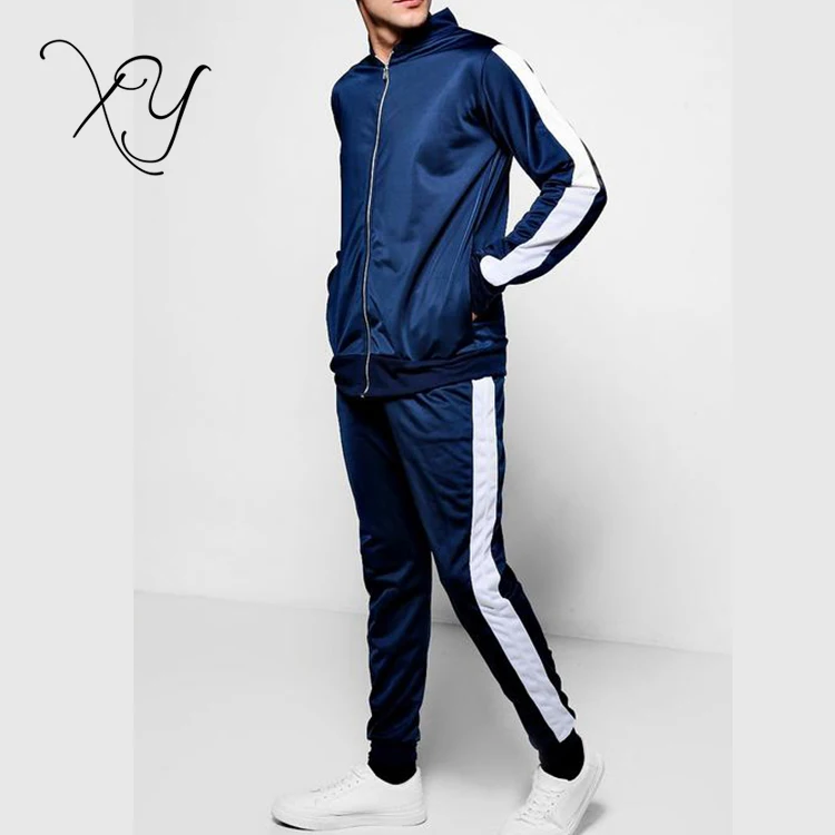 2018 Fashion New Design Strip Plain Jogging Track Suit - Buy Track Suit ...