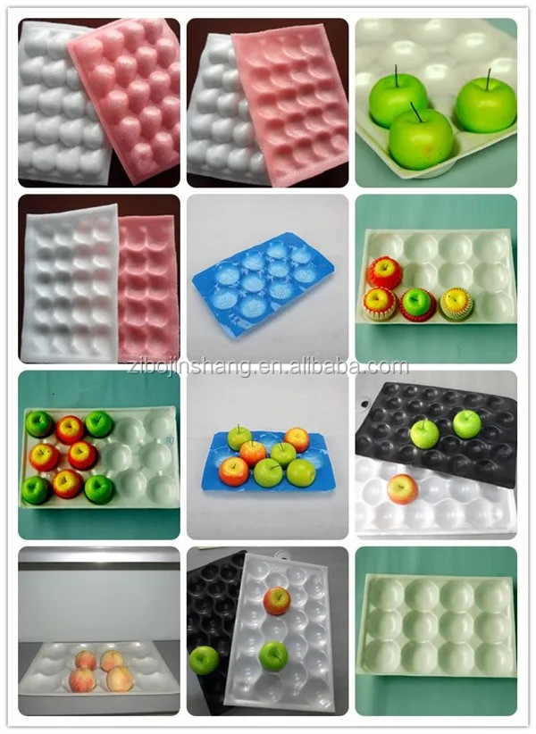 Rectangular White Foam Fruit Insert Trays With Round Holes - Buy ...
