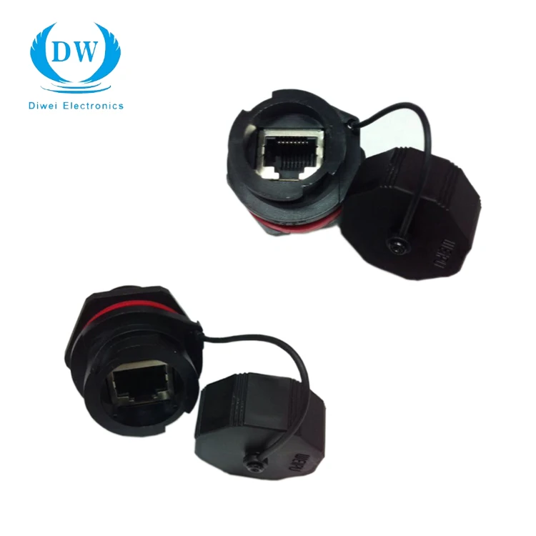 Anti-corrosion RJ45 IP54 Waterproof Connectors for Photo Gear