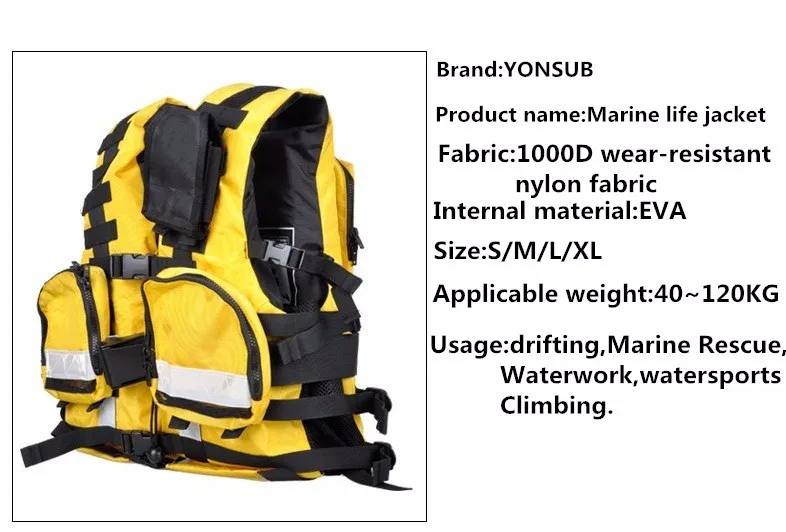 Multifunctional Military Life Vest Inflatable Marine Rescue Life Jacket ...