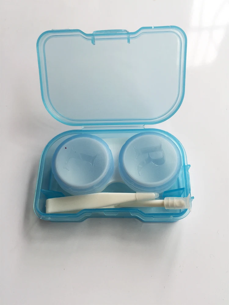Colorful Portable Custom Logo Contact Lens Partner Box /lenses Care Box ...