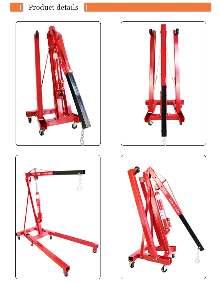 Oem Professional Mobile Workshop Crane Engine Hoist Assembly With Ce ...