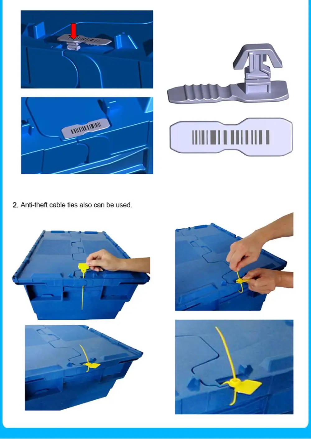 Stackable Moving Plastic Boxes - Durable & Versatile