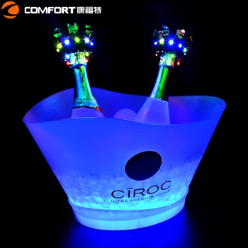 12l Extra Beer Acrylic Led Drinks Ice Bucket For Party - Buy Large Ice ...