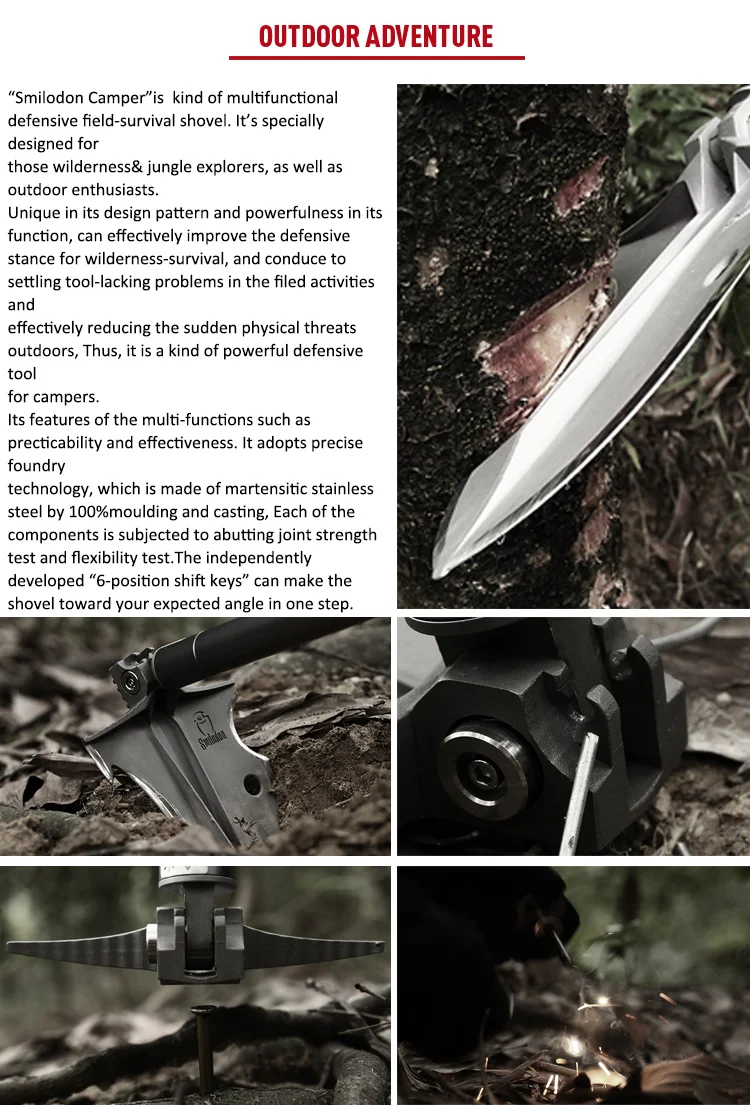 Zune Lotoo Multi Tool Camping Brazil Survival Shovel Spade - Buy ...