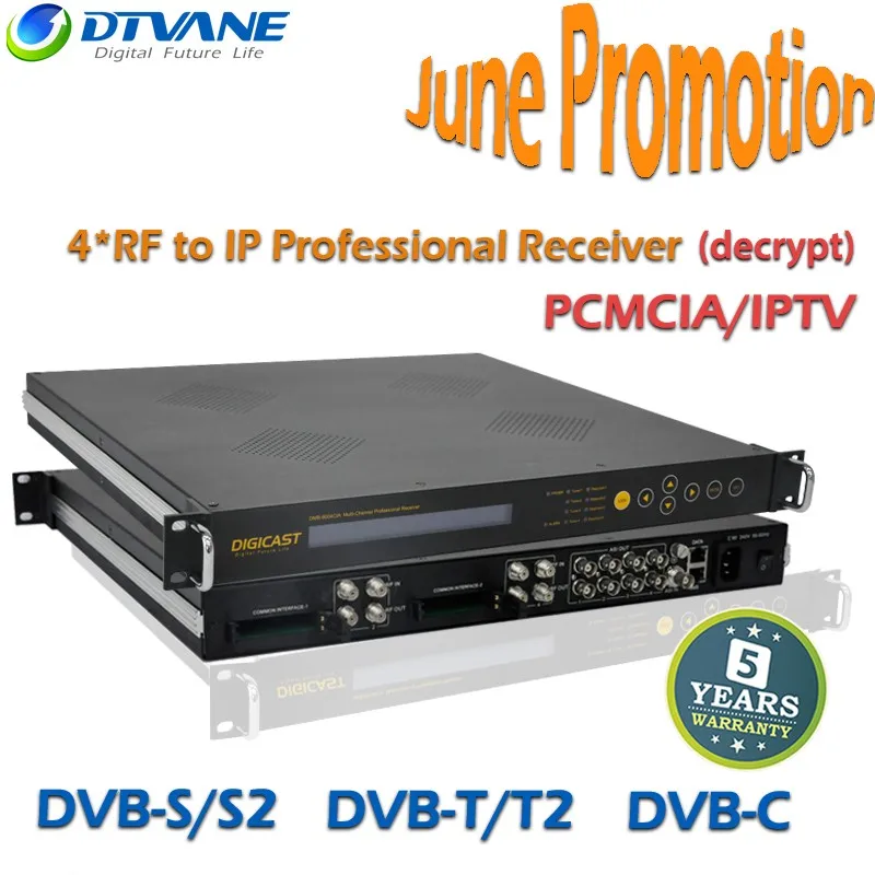 Dvb T To Ip Asi Ird 4 Channel Dvb To Ip Gateway For Dvb Mediacom ...