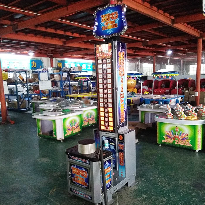 King of the Hammer Hitting Game Machine - Fun & Customizable