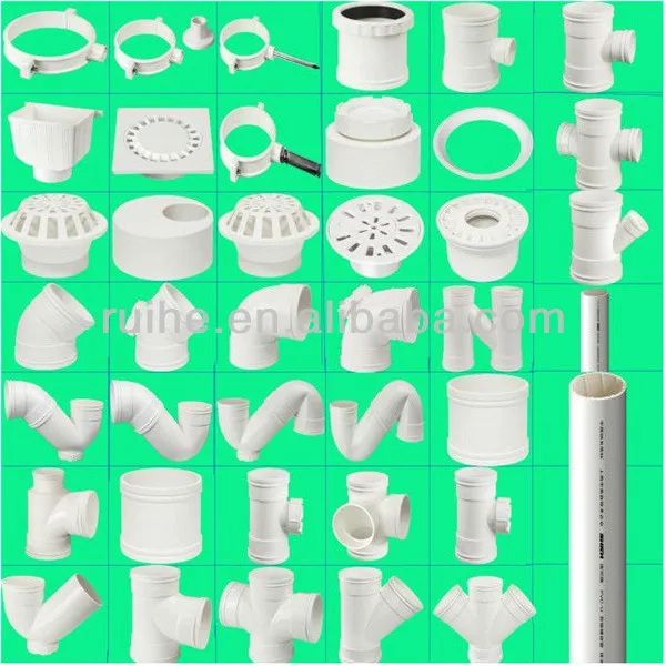 PVC Pipe Y Cross Fitting for Soil and Waste Discharge