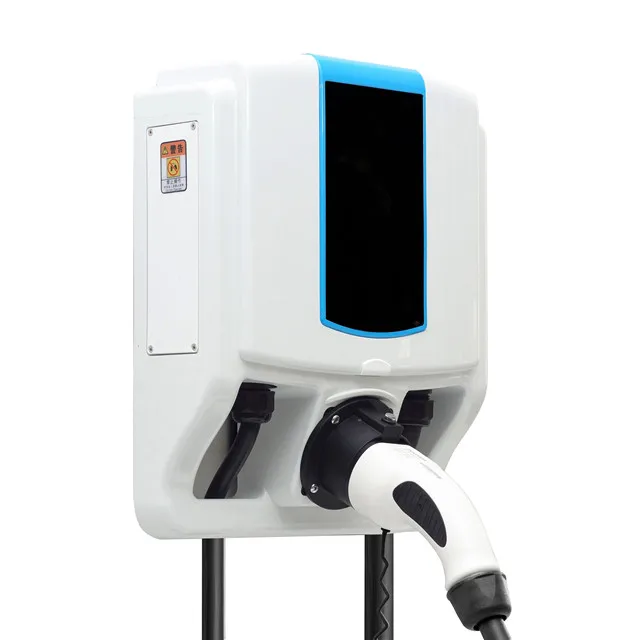 Wall-mounted 7KW 22KW Home Use AC EV Charger with Touchable Display Screen