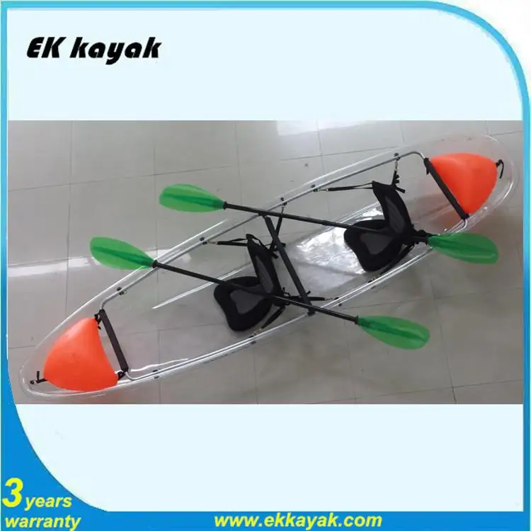 Two Person Transparent Kayak Glass Kayak Bottom Visible - Buy Glass ...