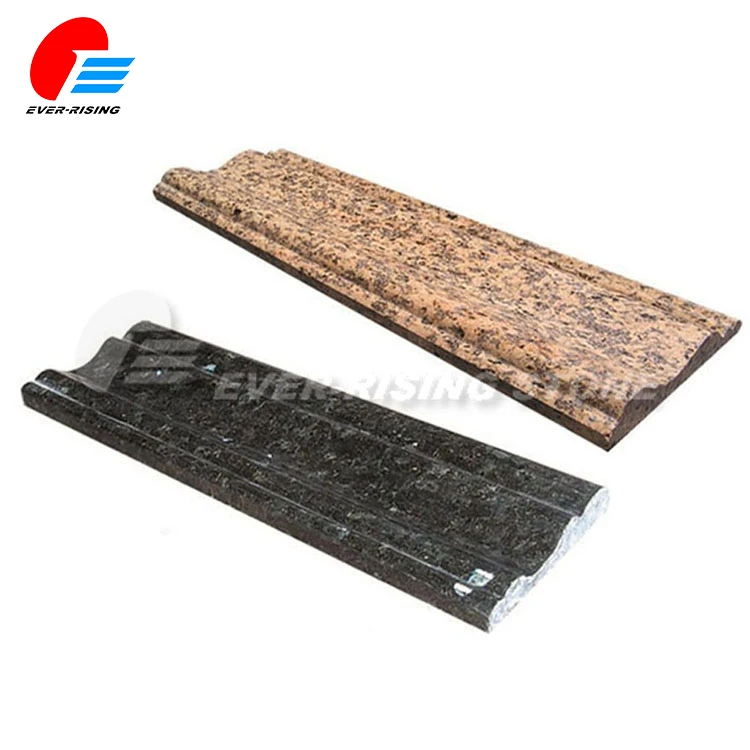 Outdoor Non-slip Bullnose Stair Tile,Granite Tile For Exterior Stair ...