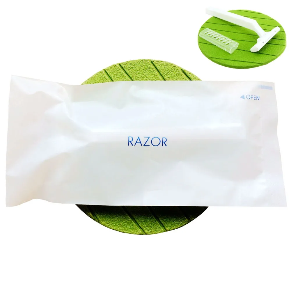 Wholesale Independent Packing Disposable White Double-blade Razor For ...