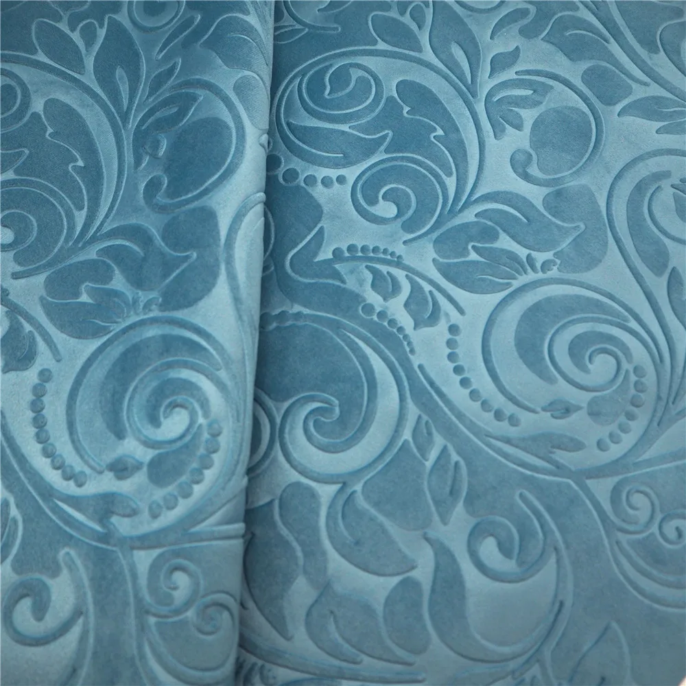 100 Polyester 3d Velvet Embossed Sofa Fabric - Buy 100 Polyester Sofa ...