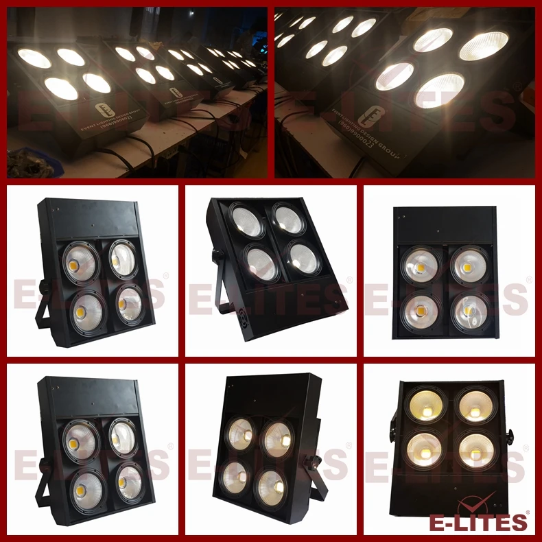 High Quality Matrix 4x100w Led Cob 4 Eyes Led Audience Blinder Effect ...