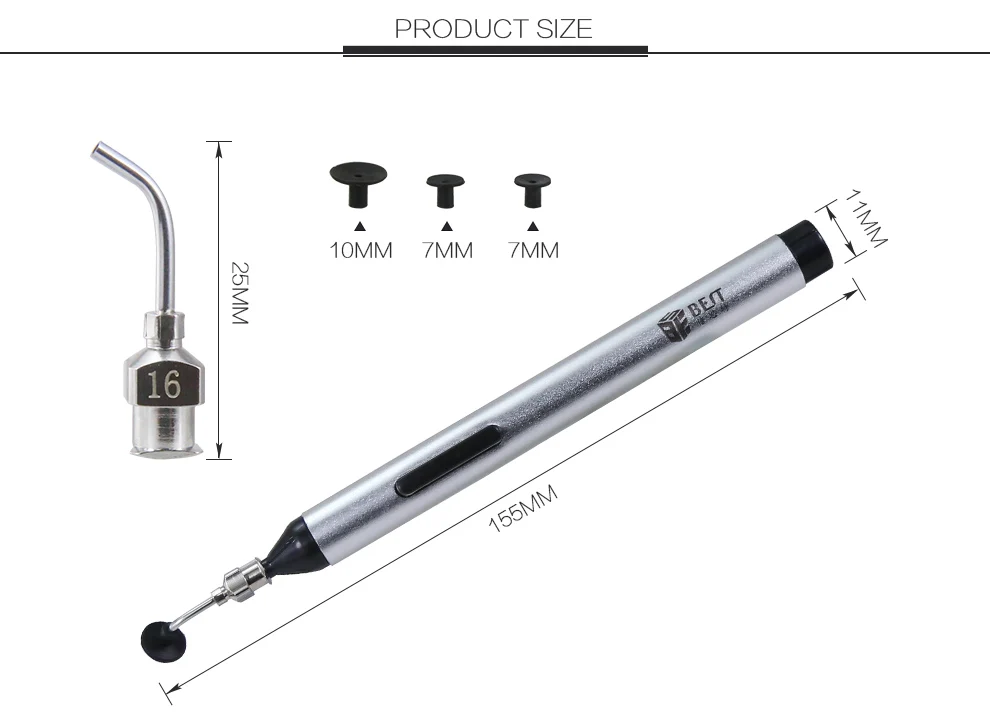 BEST-939 Three Cup Vacuum IC Suction Pen Hand Tool for Various Tasks ...