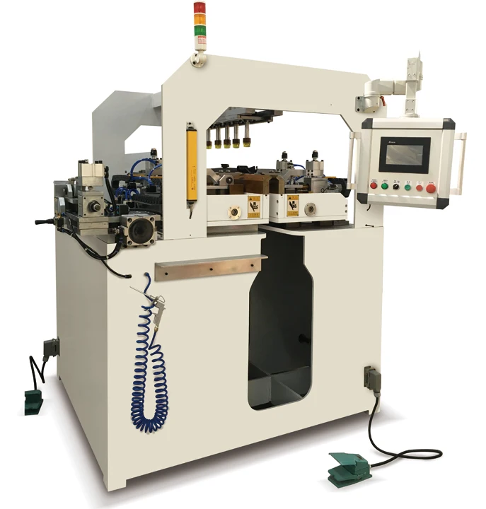 Automatic radiator plastic tank crimping machine for water chamber ...