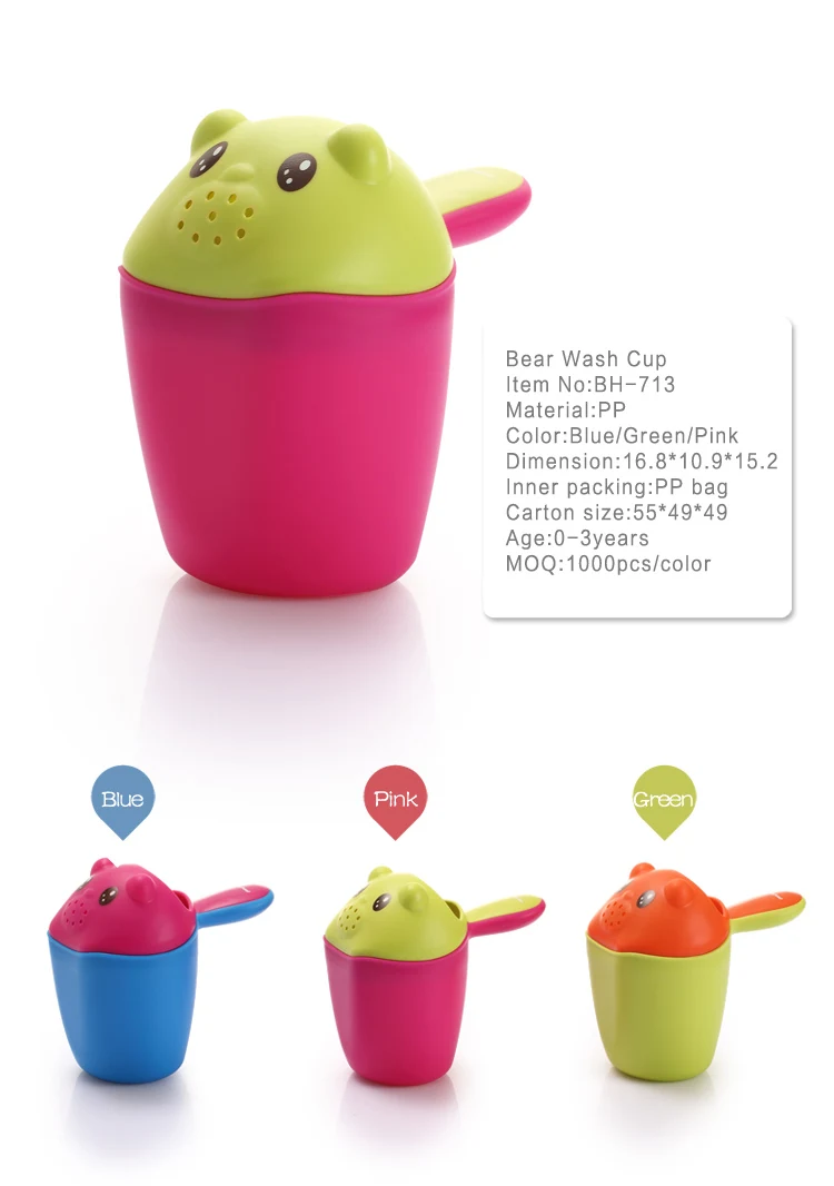 Baby Plastic Rinse Cup Shampoo Wash Cup Bath Spoon - Buy Plastic ...