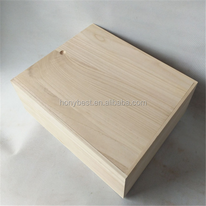 Wholesale Blank Unfinished Balsa Wooden Boxes for Gift & Craft