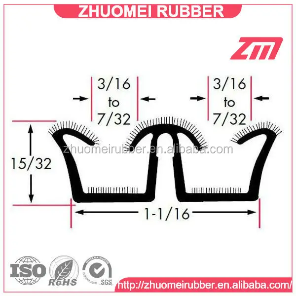 Flocking Rubber Sliding Window Glass Channel - Buy Sliding Glass ...