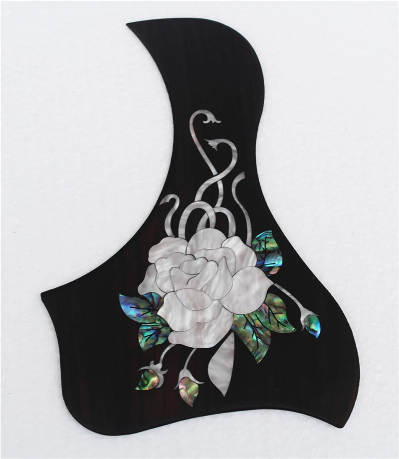 Rosewood Guitar Pickguard - Abalone Mother of Pearl Inlay