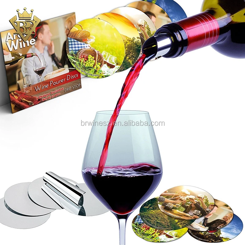 Premium Design Wine Disc Pourer - Perfect Gift & Accessory