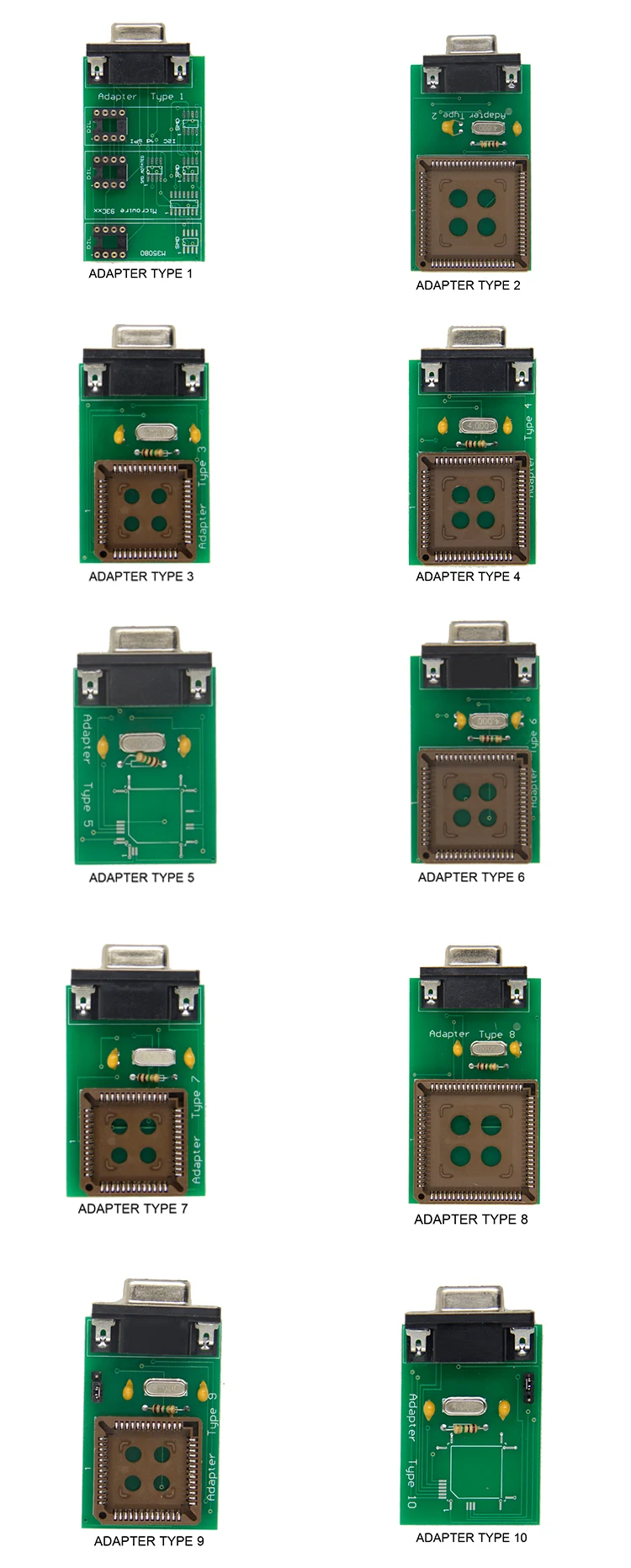 Neweat Full Upa Adapters For All Upa Usb Programmer Compatible With Almost Upa Programmer - Buy ...
