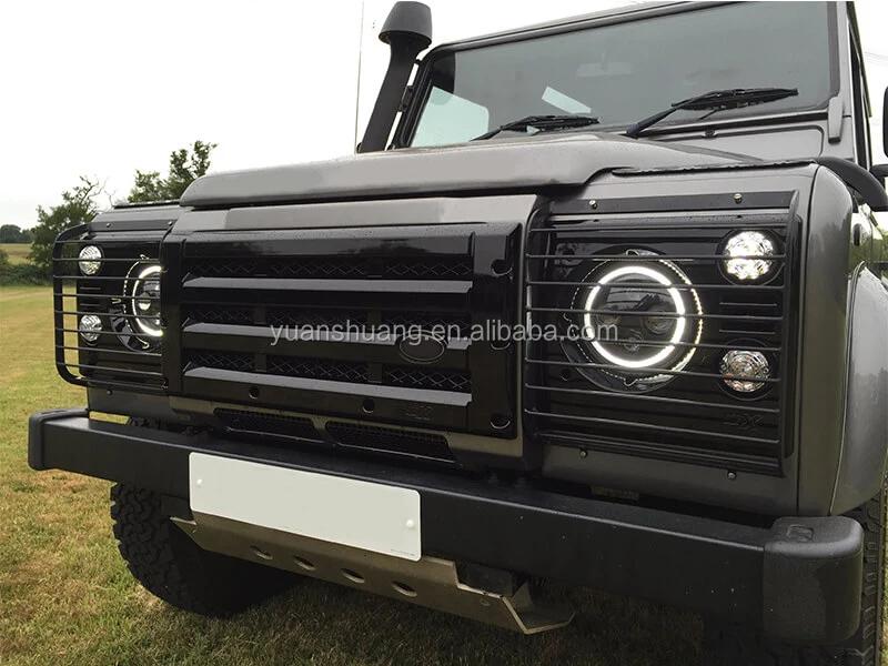 Steel Headlight Cover For Landrover Defender 90 110 Exterior ...