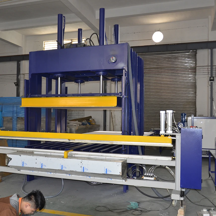 China Foshan Manufacturer Semi-automatic Packing Foam Press Machine ...