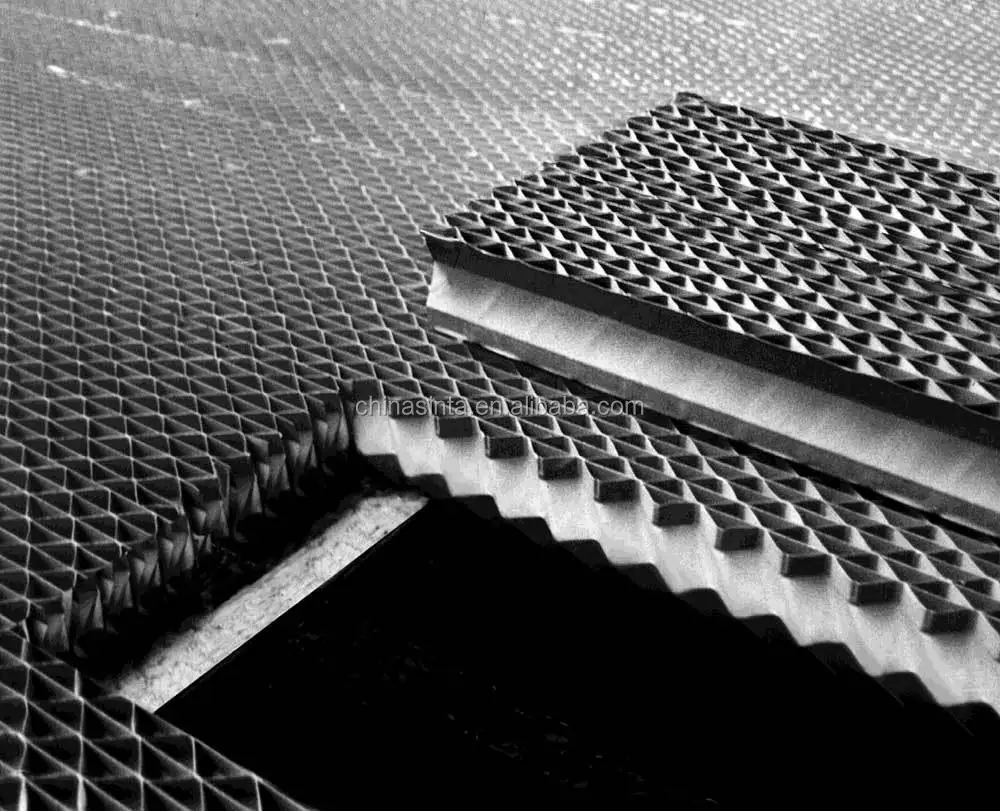 Pvc Cooling Tower Water Mist Eliminator/145mm Cooling Tower Drift ...