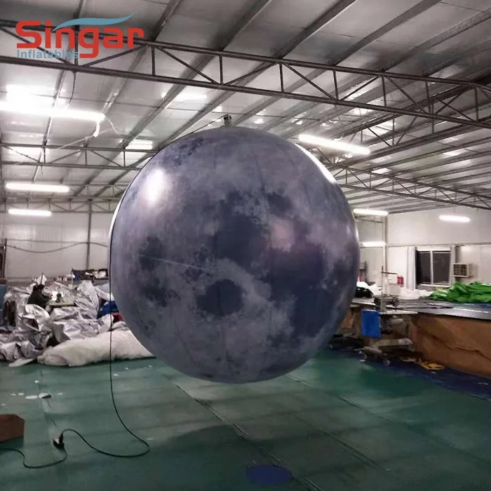 1.5 Meter Inflatable Moon Model with LED Light - YTSINGAR