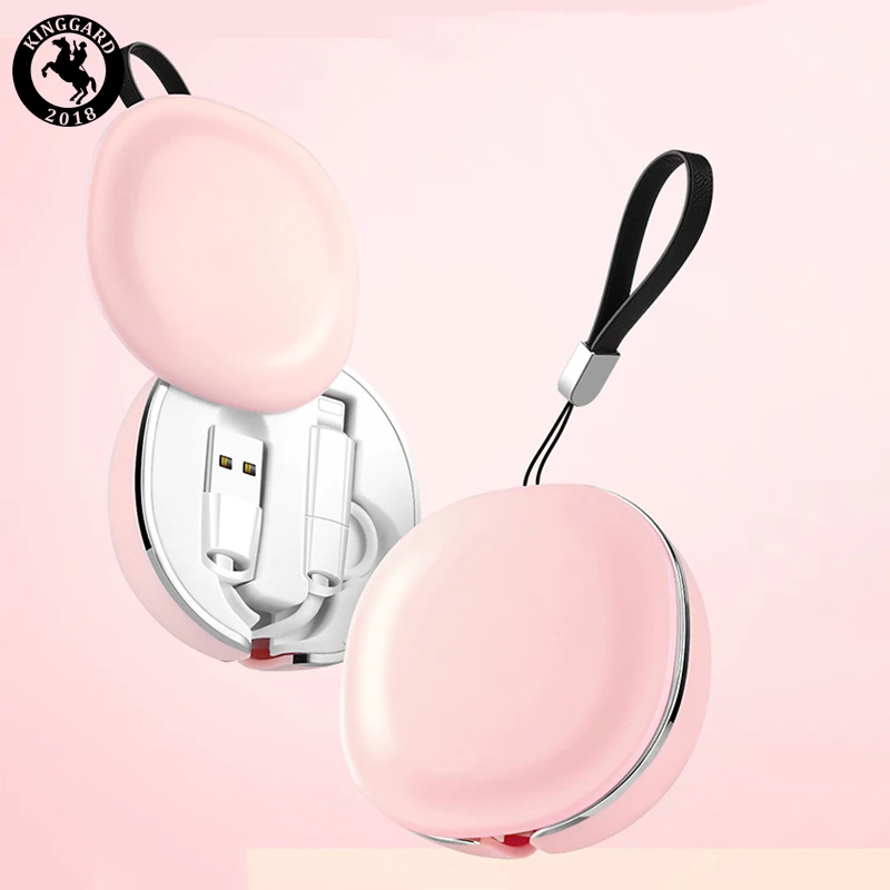 Variety Color 2 In 1 Retractable Usb Cord Reel For Iphone Android Phone ...