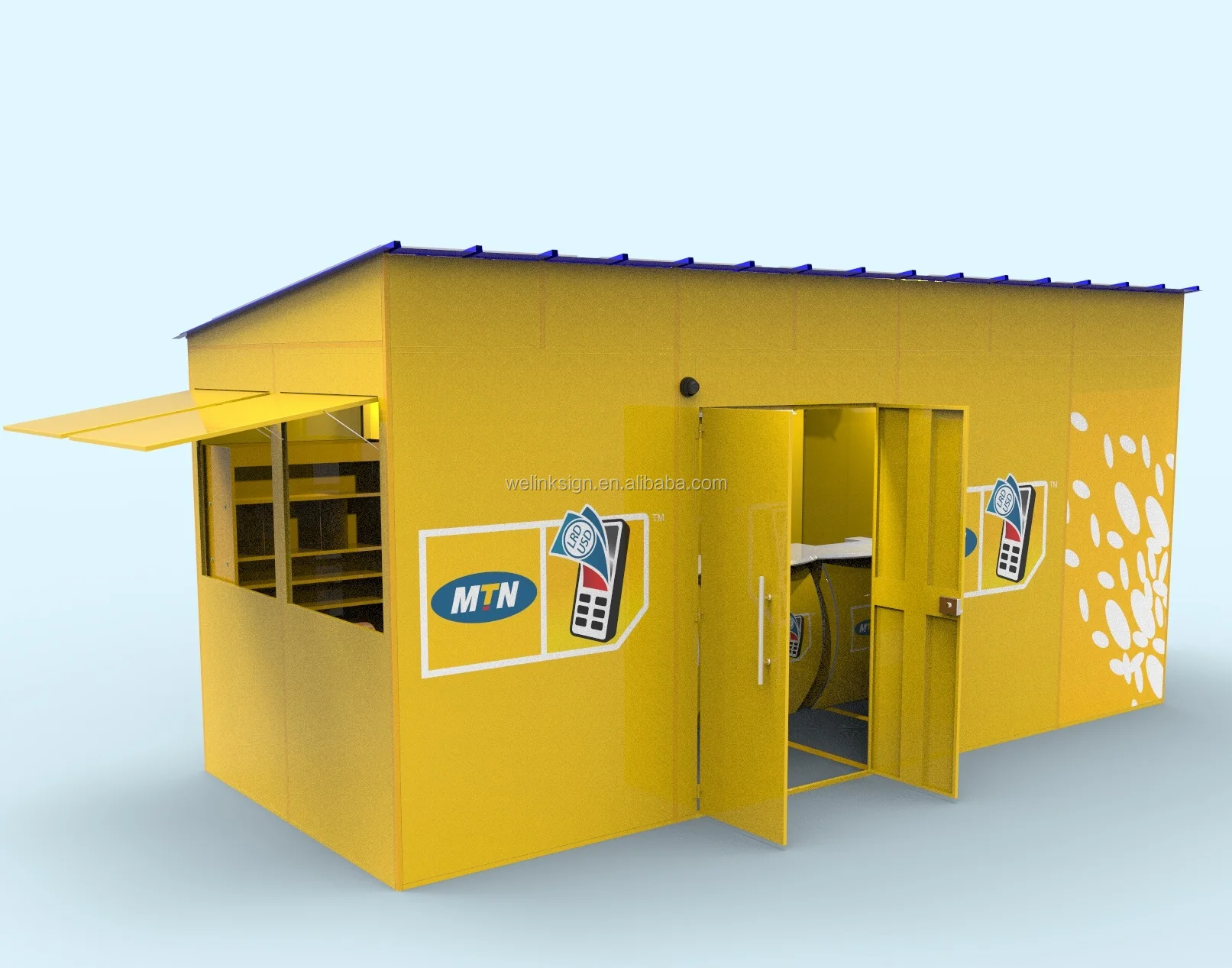 MTN Flagship Solar Prefabricated Container Office - 3 Year Warranty
