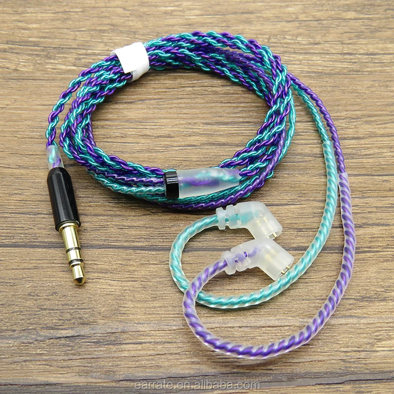 Mmcx Braided Silver Plated Headphone Cable Hifi Headphone Upgrade Line ...