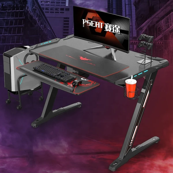 Professional Gaming Adjustable Game Club Cyber Cafe Desk Table ...