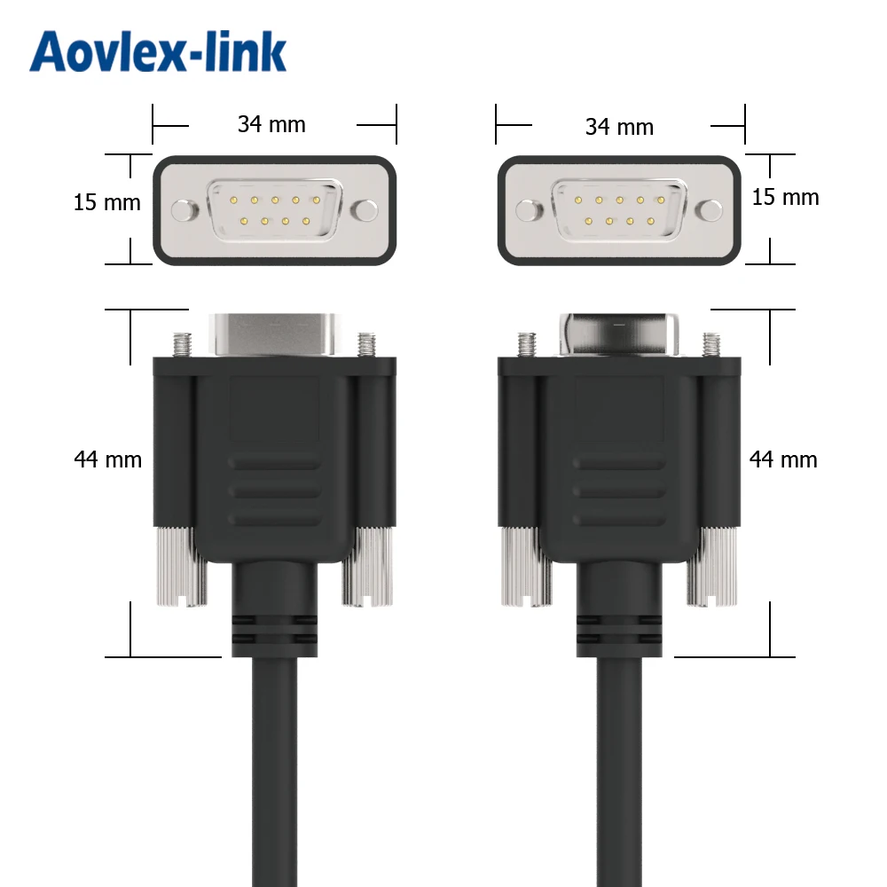 High Quality Db9 Cable D-sub 9pin Cable Male To Male Cable Pin To Pin ...