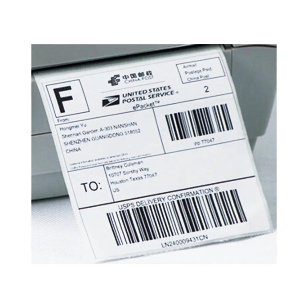 Shipping Plastic Bags For Clothing Logo Shipping Label Adhesive ...