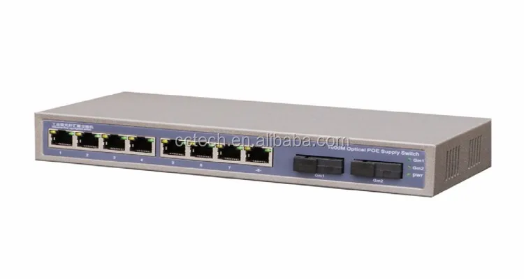 Oem Realtek 8-port Ethernet Switch Poe Gigabit For 48v Poe Ip Camera ...