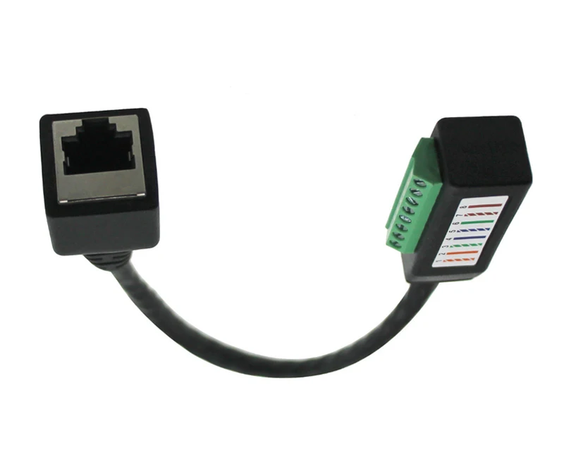 Pigtail Cable Solderless Rj45 Female To Terminal Dongle Rj45 Female To ...