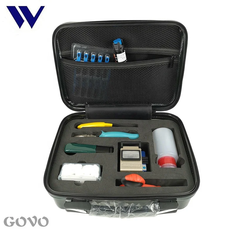 FTTx Tool Kit GW-10C FTTH Fiber Testing and Termination Tool Kit Power ...