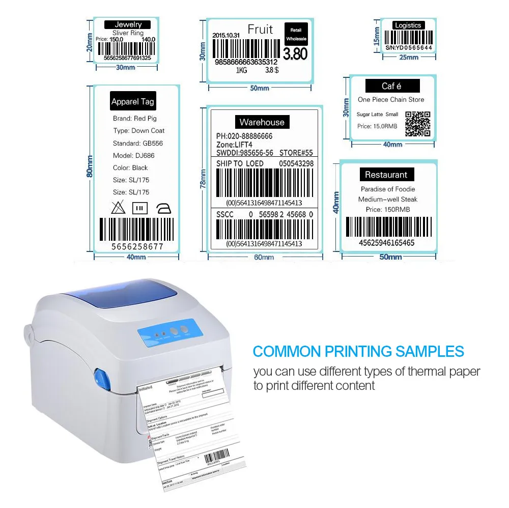 Barcode Printers for Clothing Labels - 118mm Width Printing