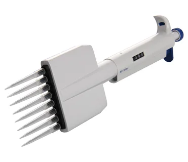 8-channel Pipette Laboratory Adjustable Volume Pipette Multichannel ...