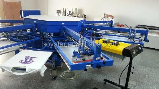 Automatic Tshirt Screen Printing Machine With 6 Color 14 Station - Buy ...
